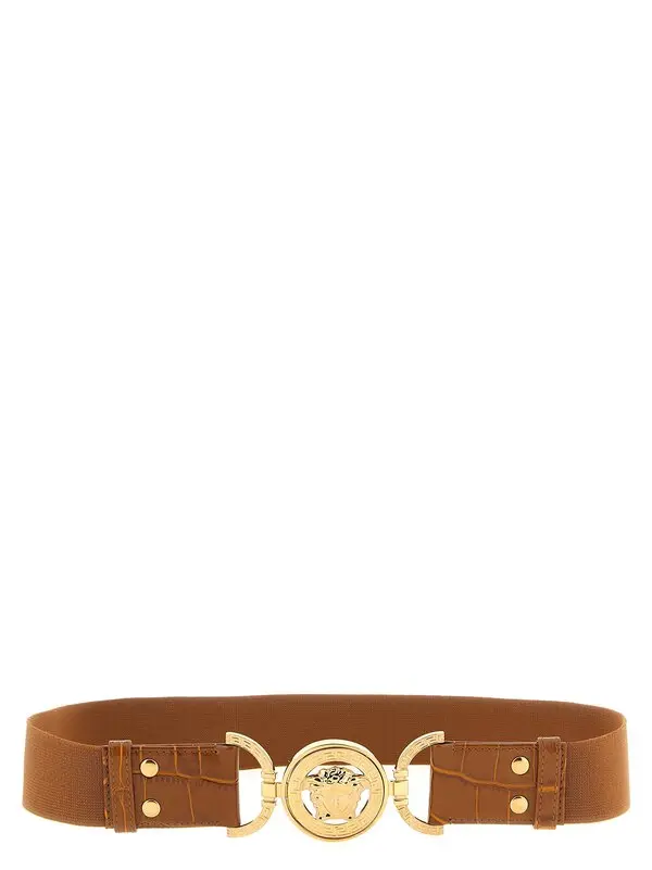 Versace Medusa '95 Elastic Belt - Brown