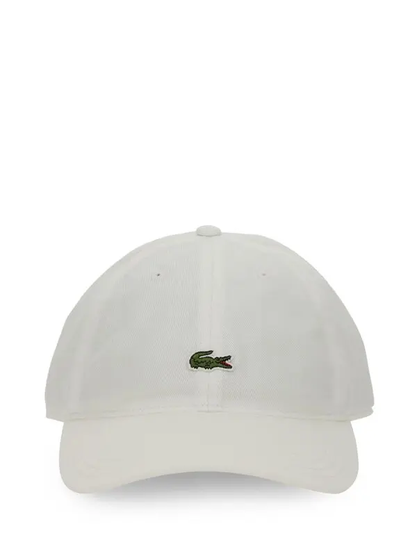 Lacoste Baseball Cap With Logo - White