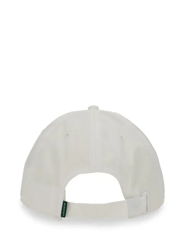 Lacoste Baseball Cap With Logo - White