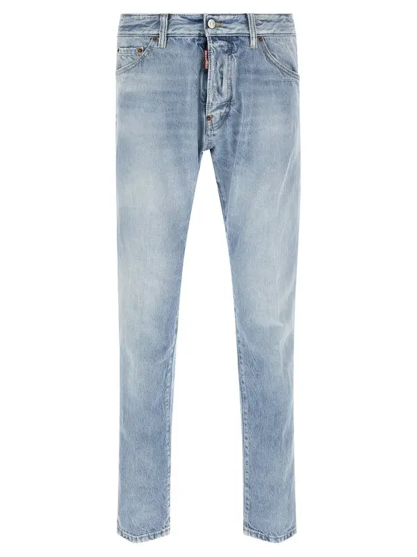 Dsquared2 Teddy Slim Fit Jeans - Light Blue