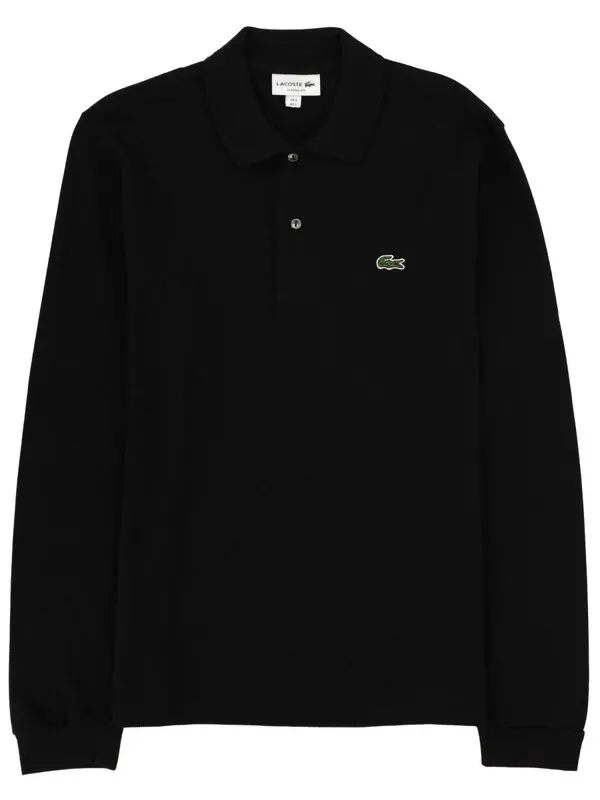 Lacoste Polo With Logo - Black
