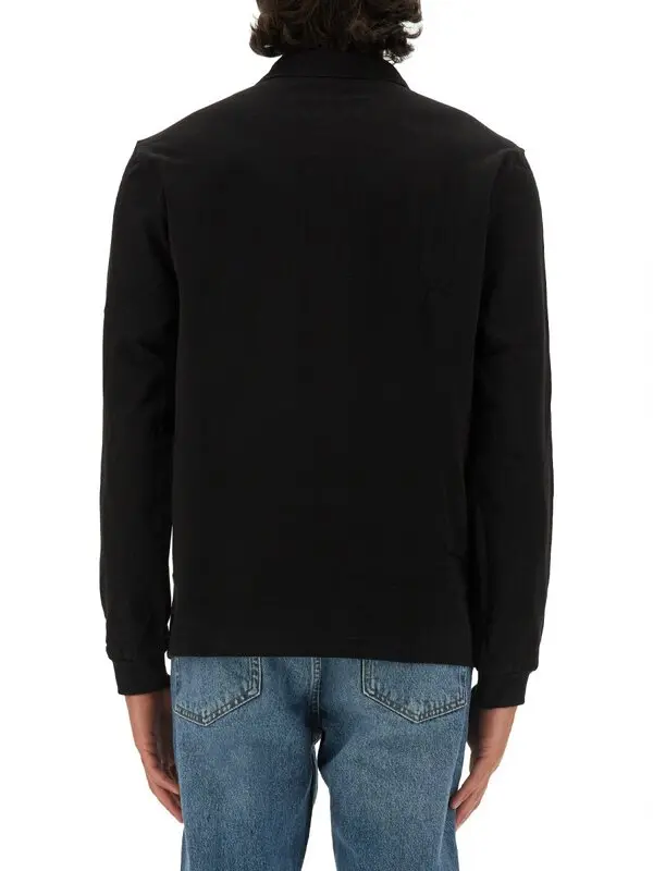 Lacoste Polo With Logo - Black