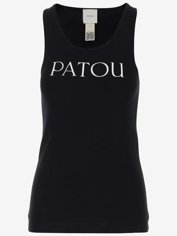 PATOU Logo Tank Top - Black