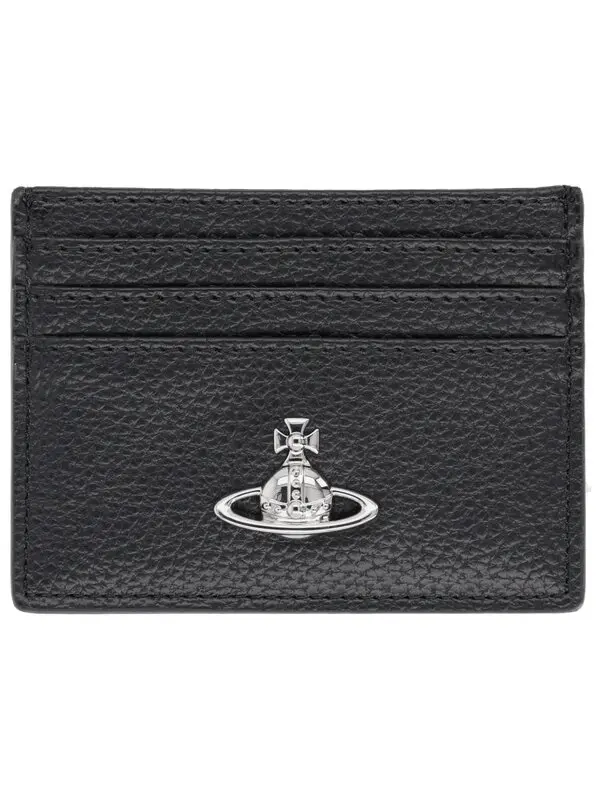 VIVIENNE WESTWOOD Flat' Card Holder - Black
