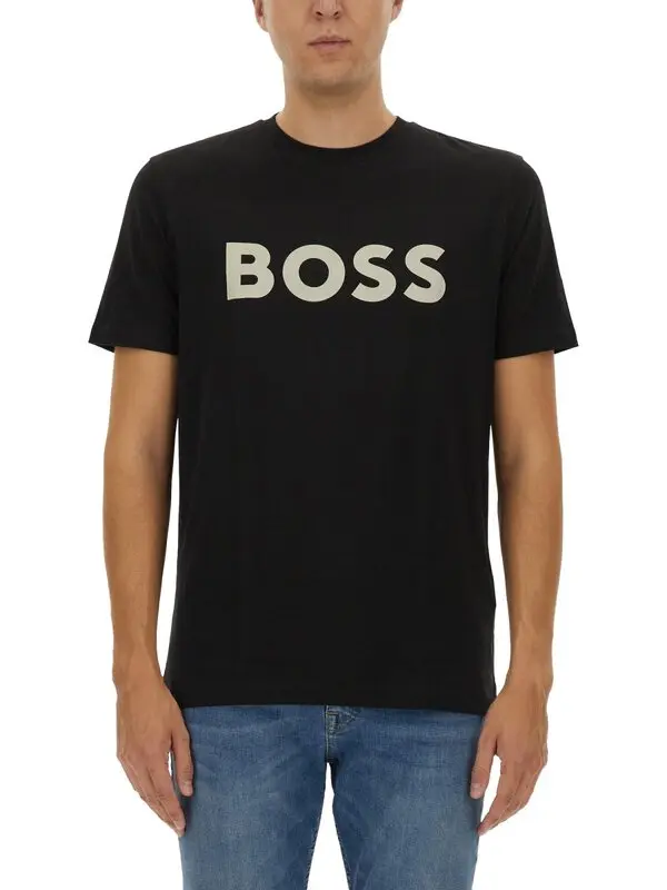 BOSS Thinking 1' T Shirt - Black