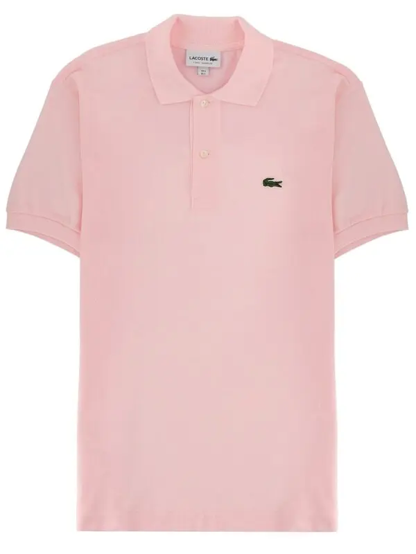 Lacoste Polo With Logo - Pink
