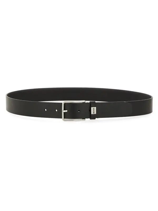 BOSS Leather Belt - Black