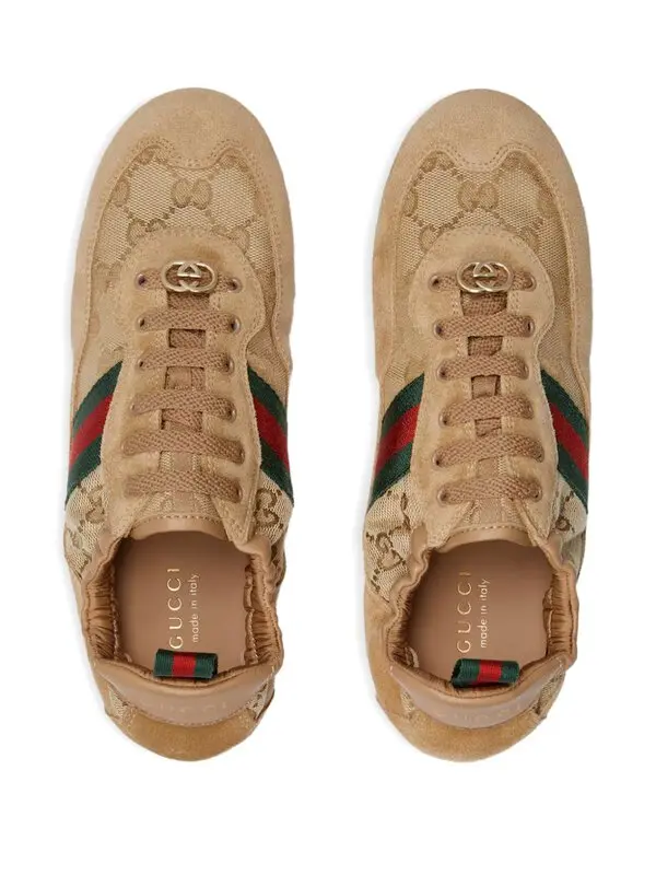 Gucci Shift Sneakers - Beige