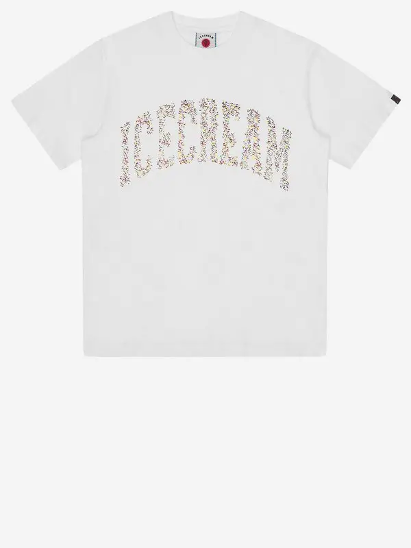 ICECREAM Cotton T Shirt With Logo - White