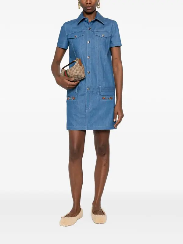 Gucci Denim Mini Dress