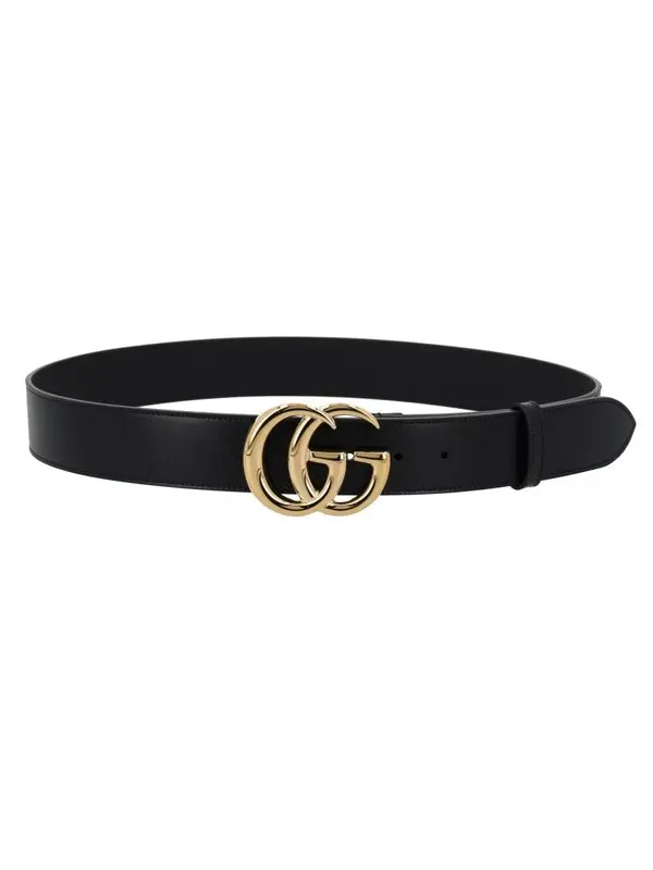 Gucci Gg Marmont Belt - Black
