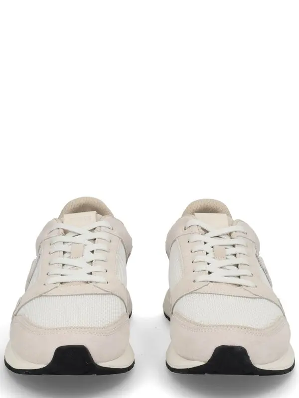 BOSS Monogrammed Leather Sneakers