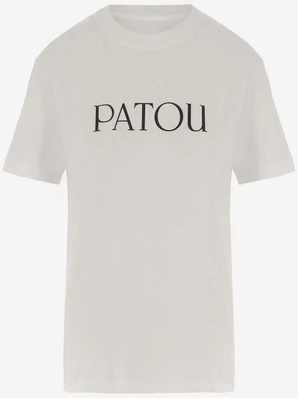 Patou Cotton T-shirt With Logo - White