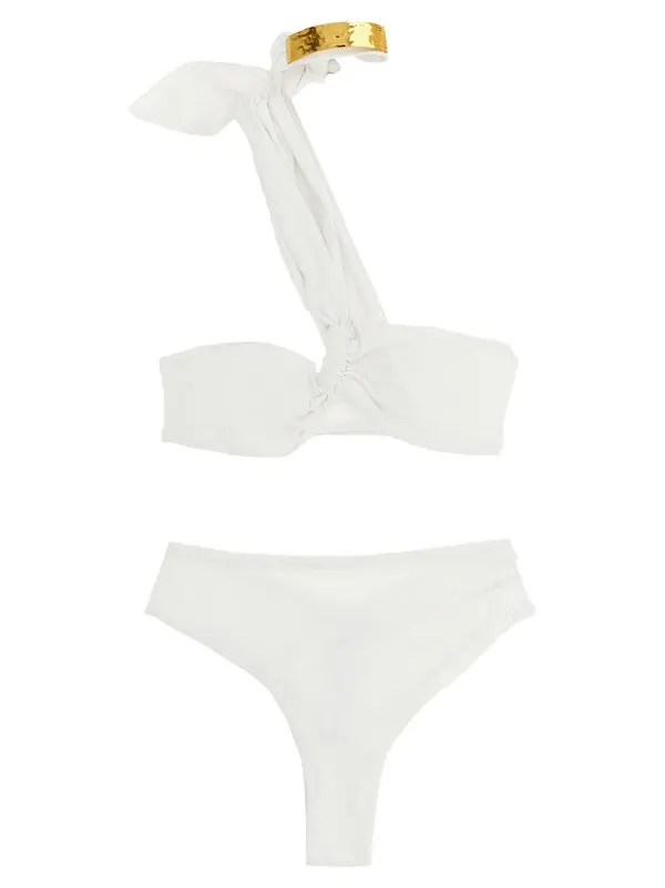 Elisabetta Franchi Jewel Bikini - White