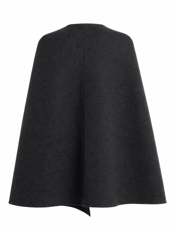 Gucci Wool And Silk Cape With Clamp