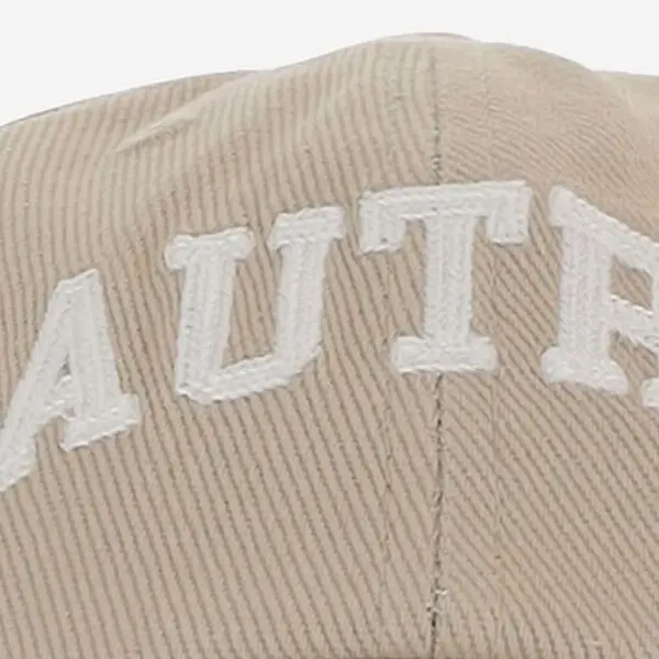 AUTRY Cotton Velvet Baseball Cap