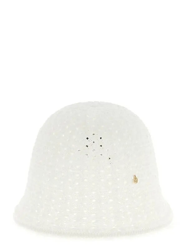 MAISON MICHEL Lison Hat - White
