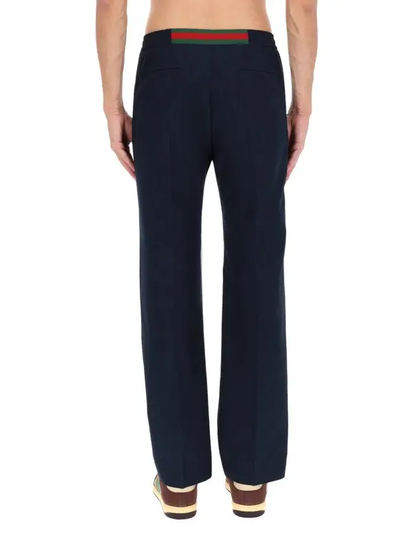 Gucci Technical Panama Pants - Blue