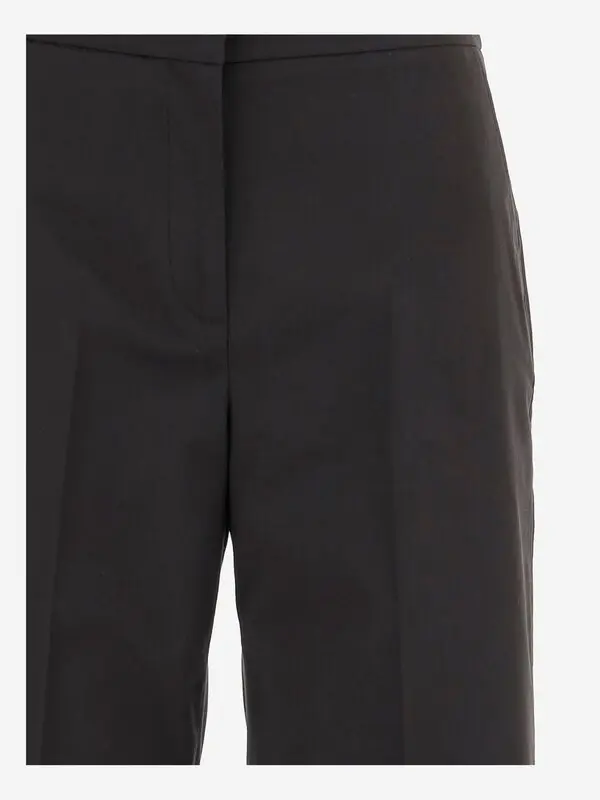 QL2 DONNA Stretch Cotton Wide Leg Pants