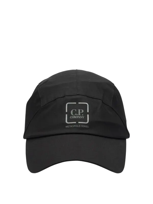 C.P. COMPANY Cotton Cap - Black