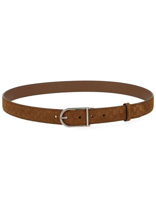Gucci Reversible Leather Belt - Brown