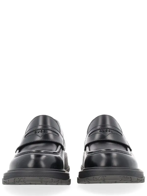 Gucci Leather Loafer - Black