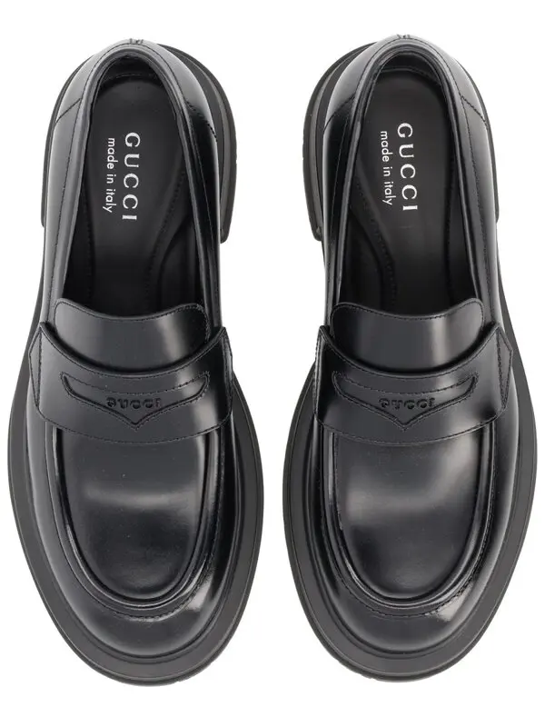 Gucci Leather Loafer - Black