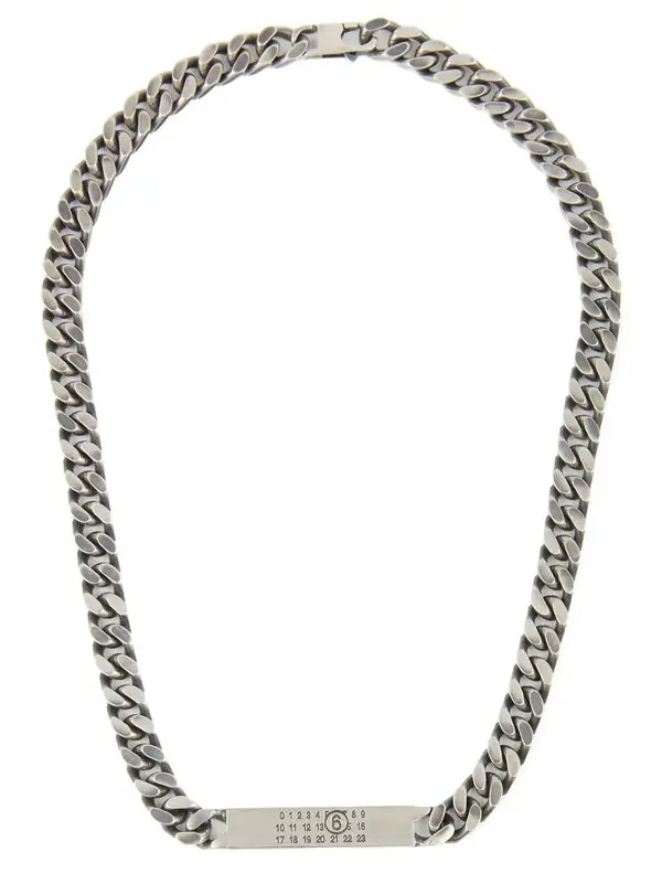MAISON MARGIELA Numeric' Necklace - Silver