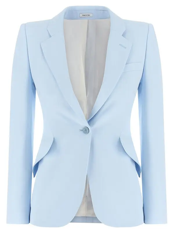 Alexander McQueen Single-breasted Crêpe Blazer