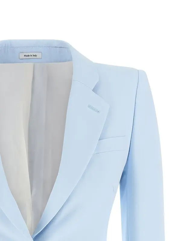 Alexander McQueen Single-breasted Crêpe Blazer