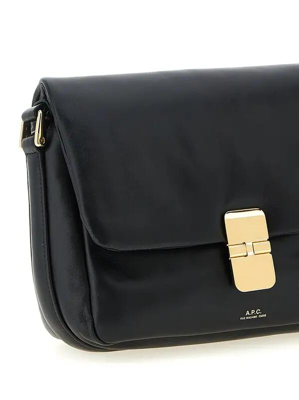 A.p.c. Grace Soft Small Crossbody Bag - Black