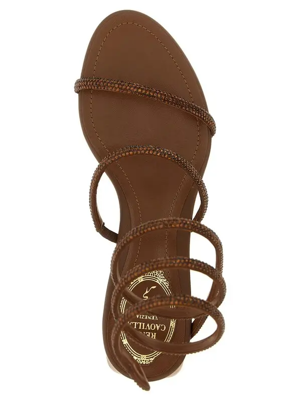 Rene Caovilla Cleo Leather Sandals