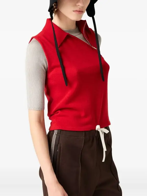Miu Miu Polo Cashmere Vest