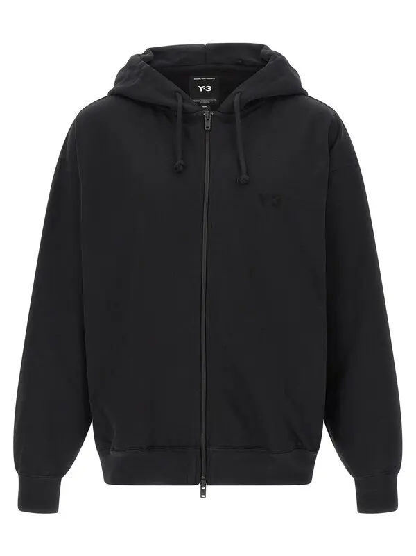 Y3 Brushed Terry Zip Hoodie