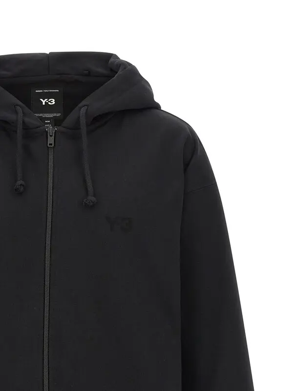 Y3 Brushed Terry Zip Hoodie