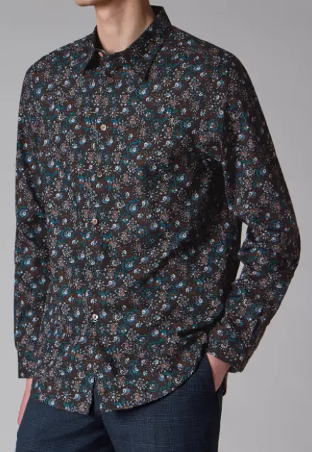 Paul Smith Ls Regular Fit Shirt - Black