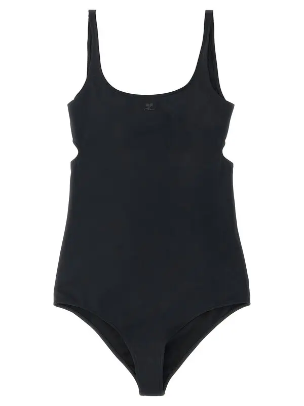 COURREGES One-piece Swimsuit - Black