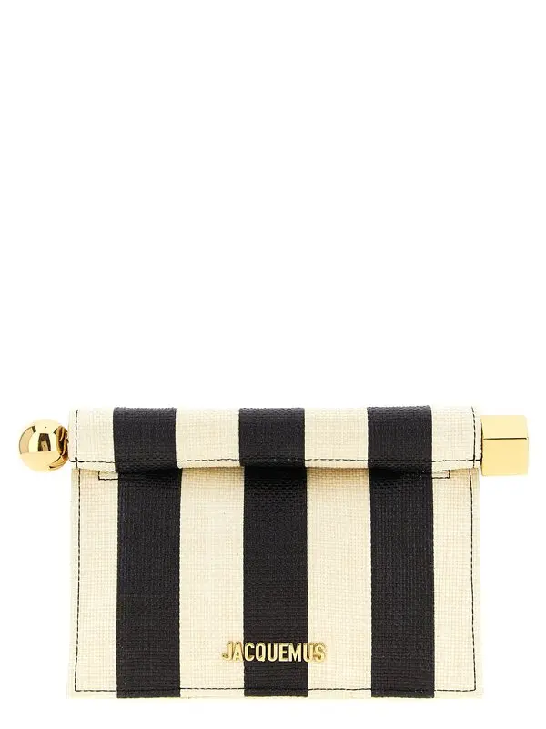 Jacquemus La Petite Pochette Rond Carré Clutch - Multicolor