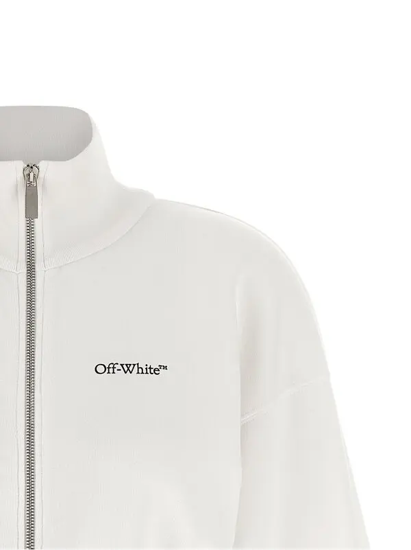 Off White Arrow Glowing Flower Sweatshirt