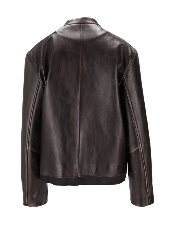 Miu Miu Leather Jacket - Caffe'