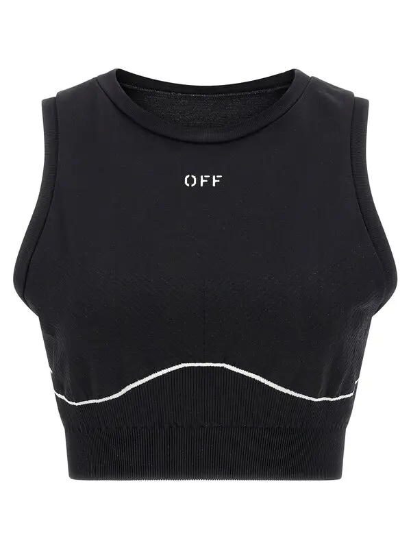 Off White Active Line Top