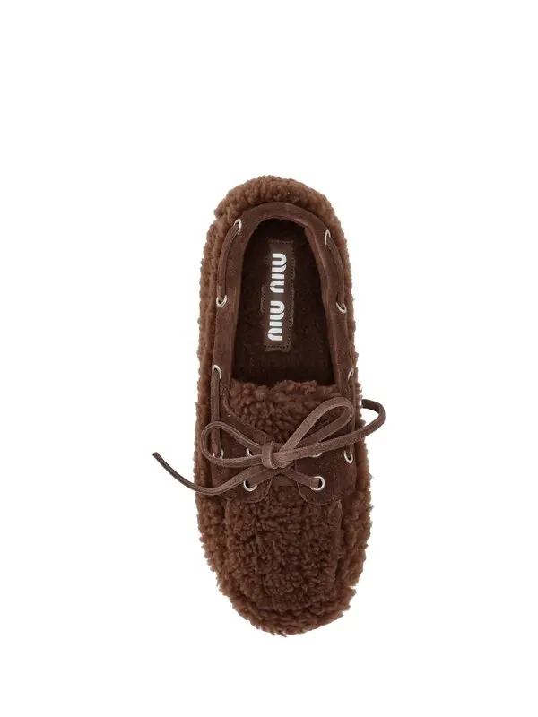 Miu Miu Shearling Loafers