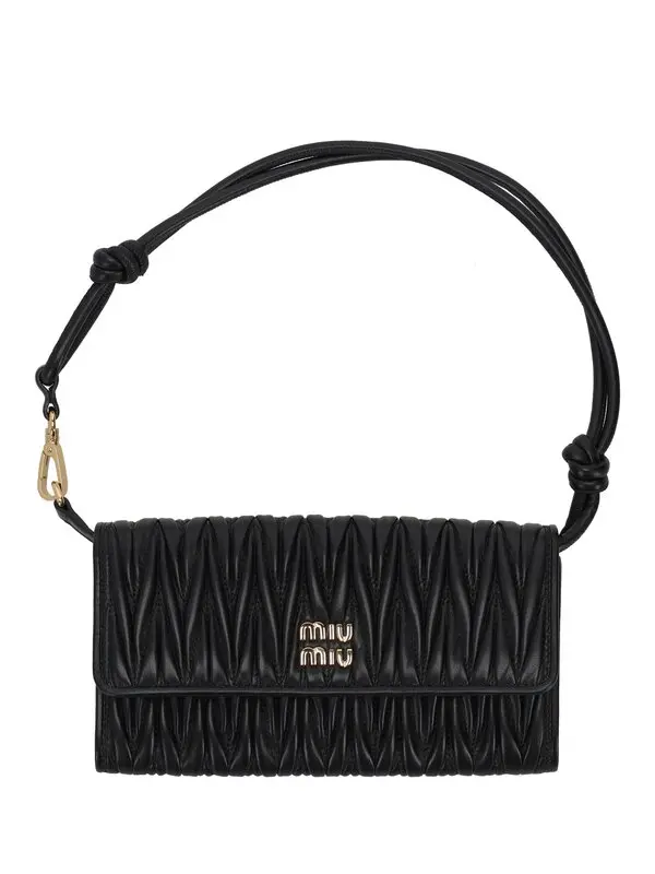 Miu Miu Matelasse Minuteria - Nero