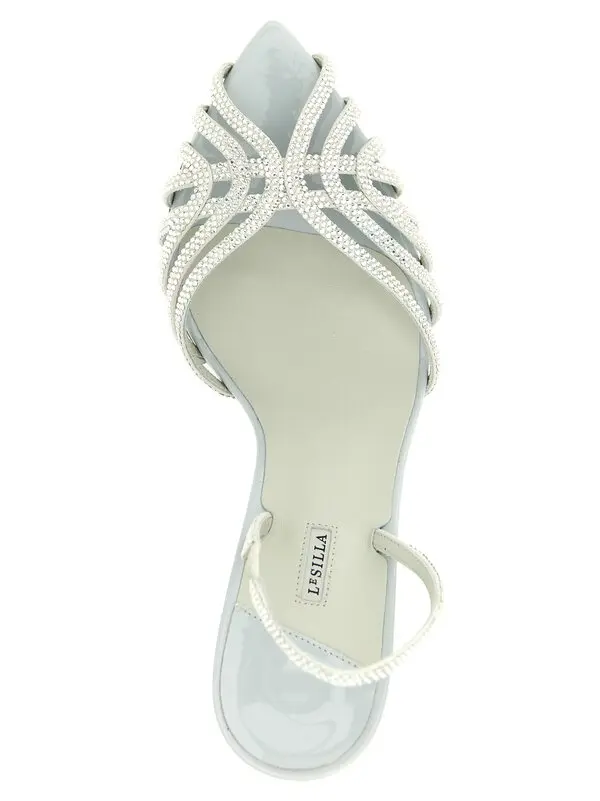 LE SILLA Embrace Rhinestone Sandals