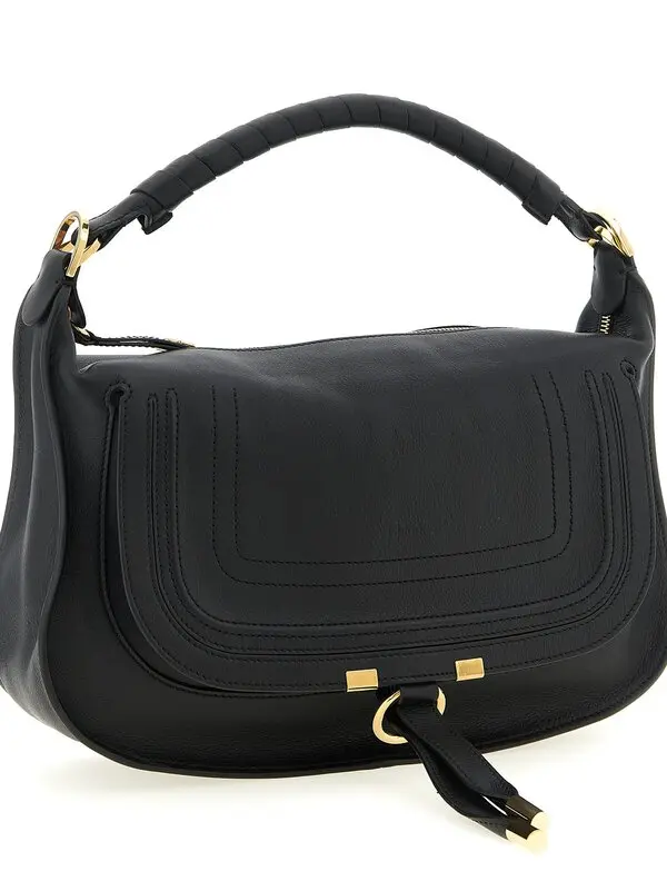 Chloé Marcie Small Shoulder Bag - Black