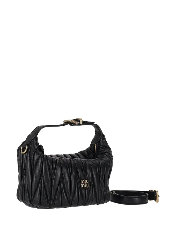 Miu Miu Matelassé Shoulder Bag - Nero