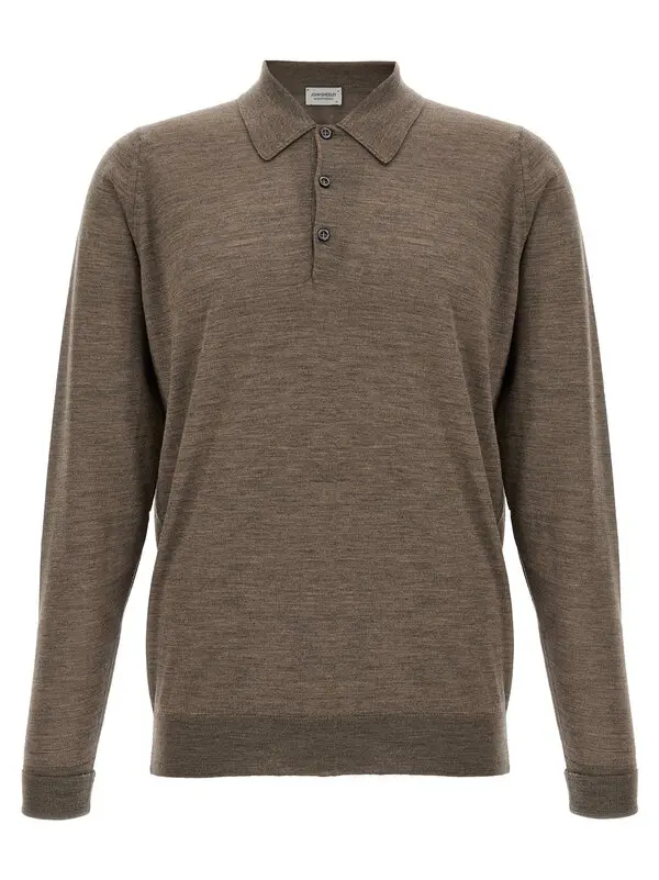 John Smedley Dorset Wool Polo Sweater