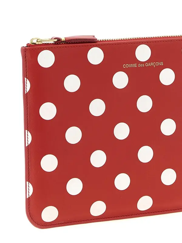 Comme Des Garçons Polka Dots Printed' Wallet