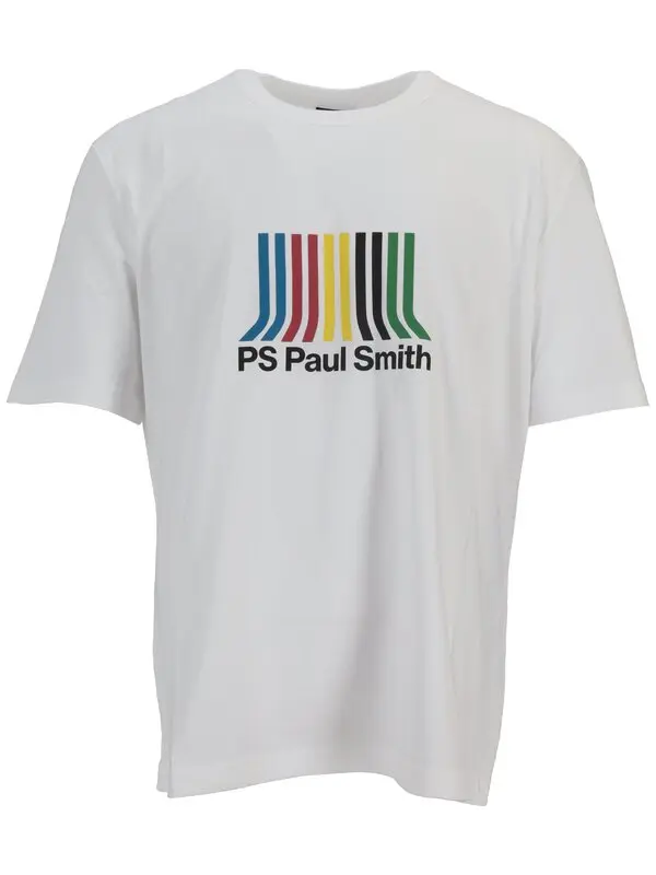 Paul Smith Casual Fit Ss T Shirt Ps Stripe - White