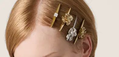 Miu Miu Crystal Bloom Hair Accessories
